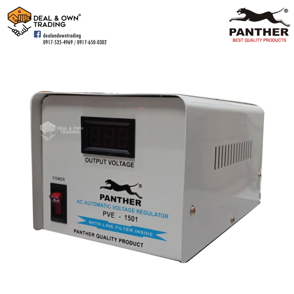 Panther PVE 1501 AVR Relay Type, Output 220V AC | Shopee Philippines