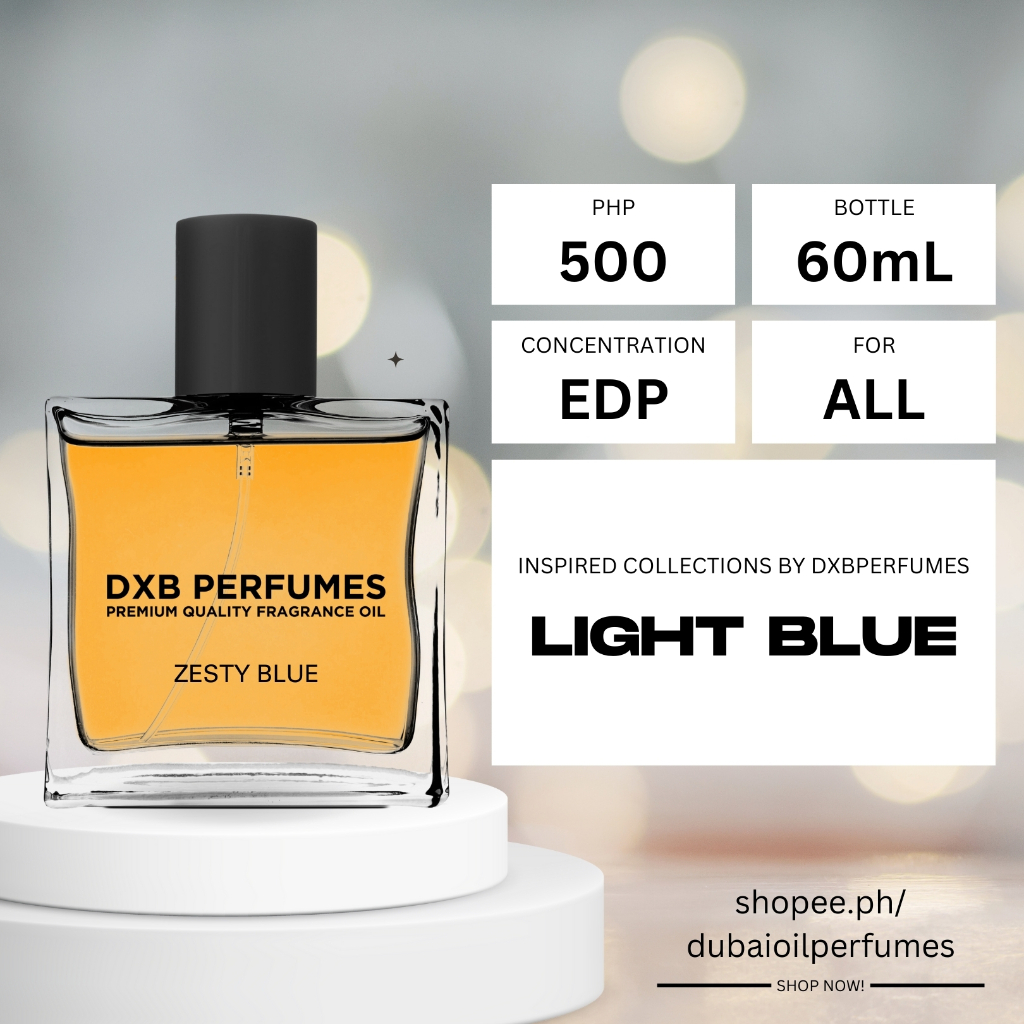 ZESTY BLUE - For All Gender - 60ml - DXB PERFUMES - LIGHT BLUE ...