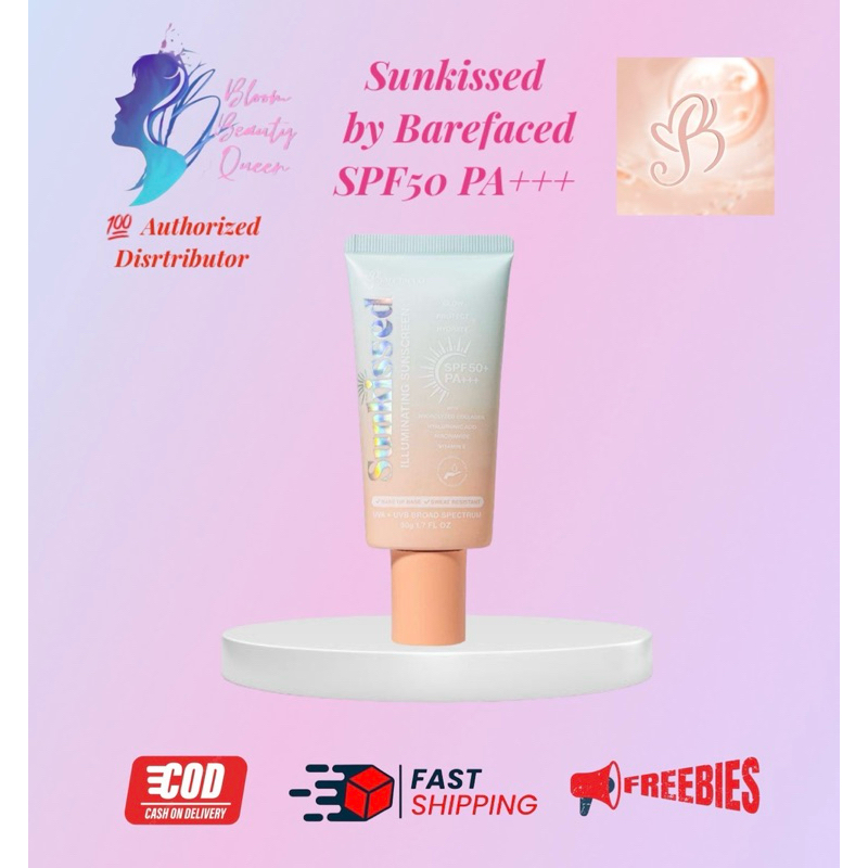Barefaced Sunkissed Illuminating Sunscreen SPF50 PA+++ | Shopee Philippines