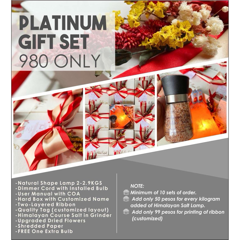 PLATINUM SET (WEDDING SOUVENIRS,TOKEN,GIFT SET) | Shopee Philippines