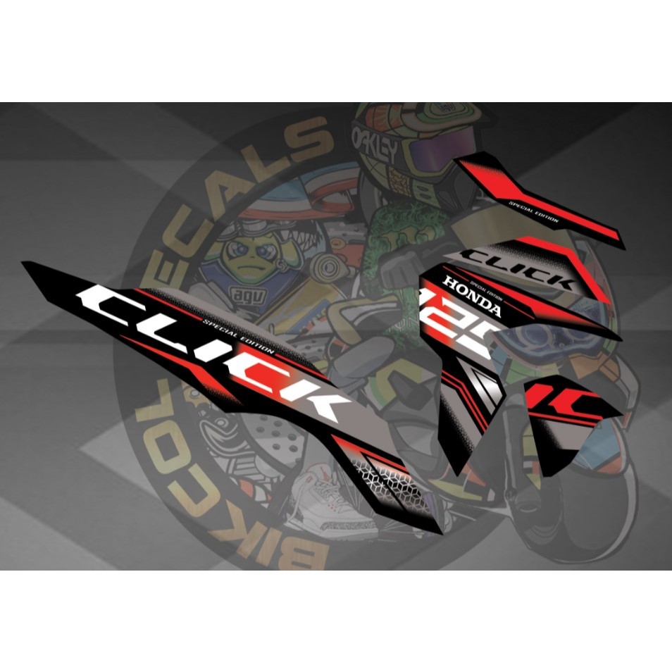 honda click v3 decals 233 bikcol decals | Shopee Philippines