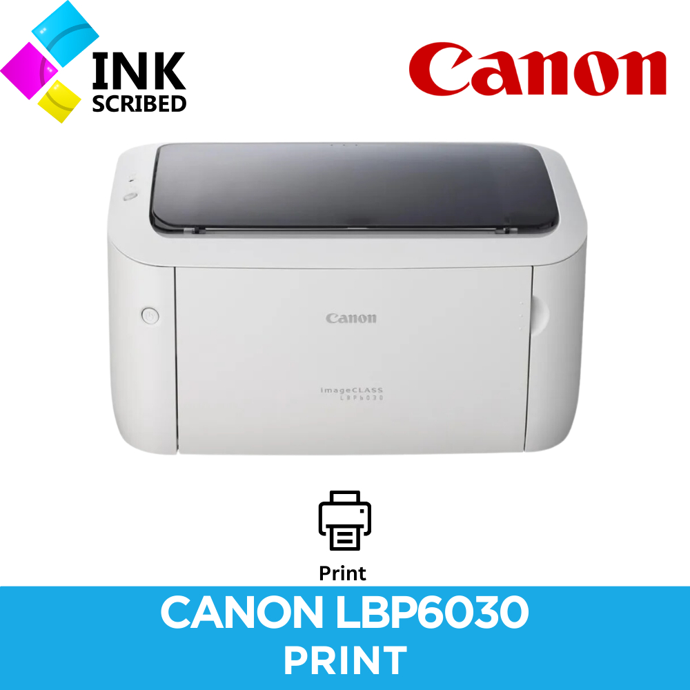 CANON imageClass LBP6030 Single Function Monochrome Laser Printer Compact Efficient Durable ...