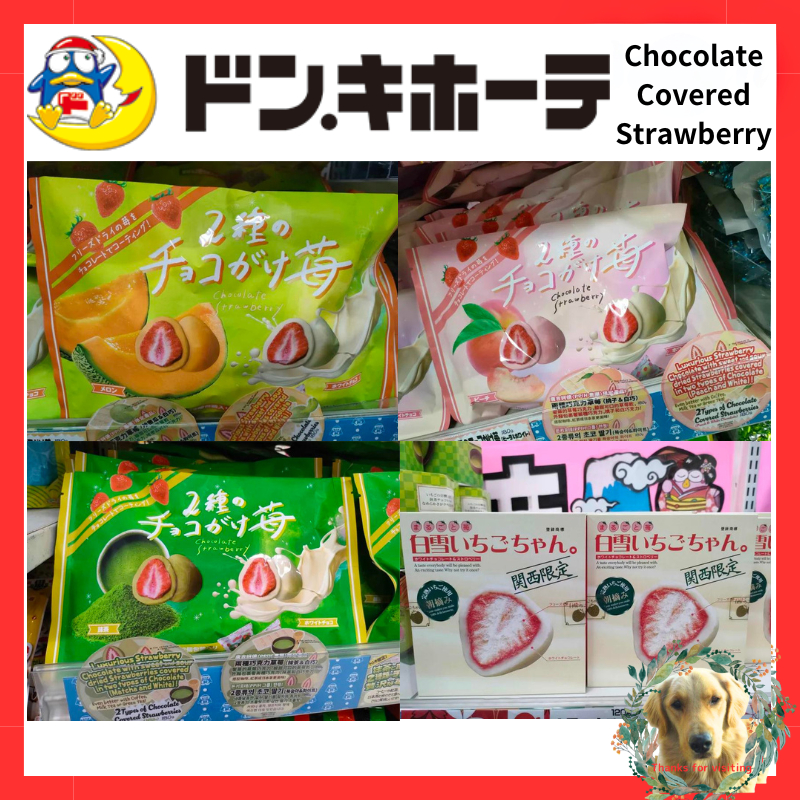 DON DON DONKI Chocolate Covered Strawberry 堂吉诃德草莓巧克力酱 Don Quijote ...