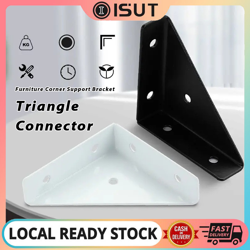 Triangle Connector Thickened Furniture Corner Support Bracket Fastener ...