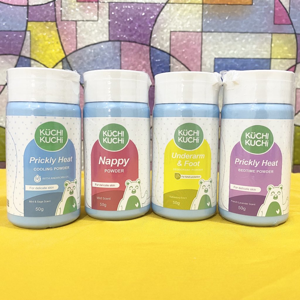 Kuchi Kuchi Powder (Prickly Heat, Nappy, Underarm and Foot) | Shopee ...