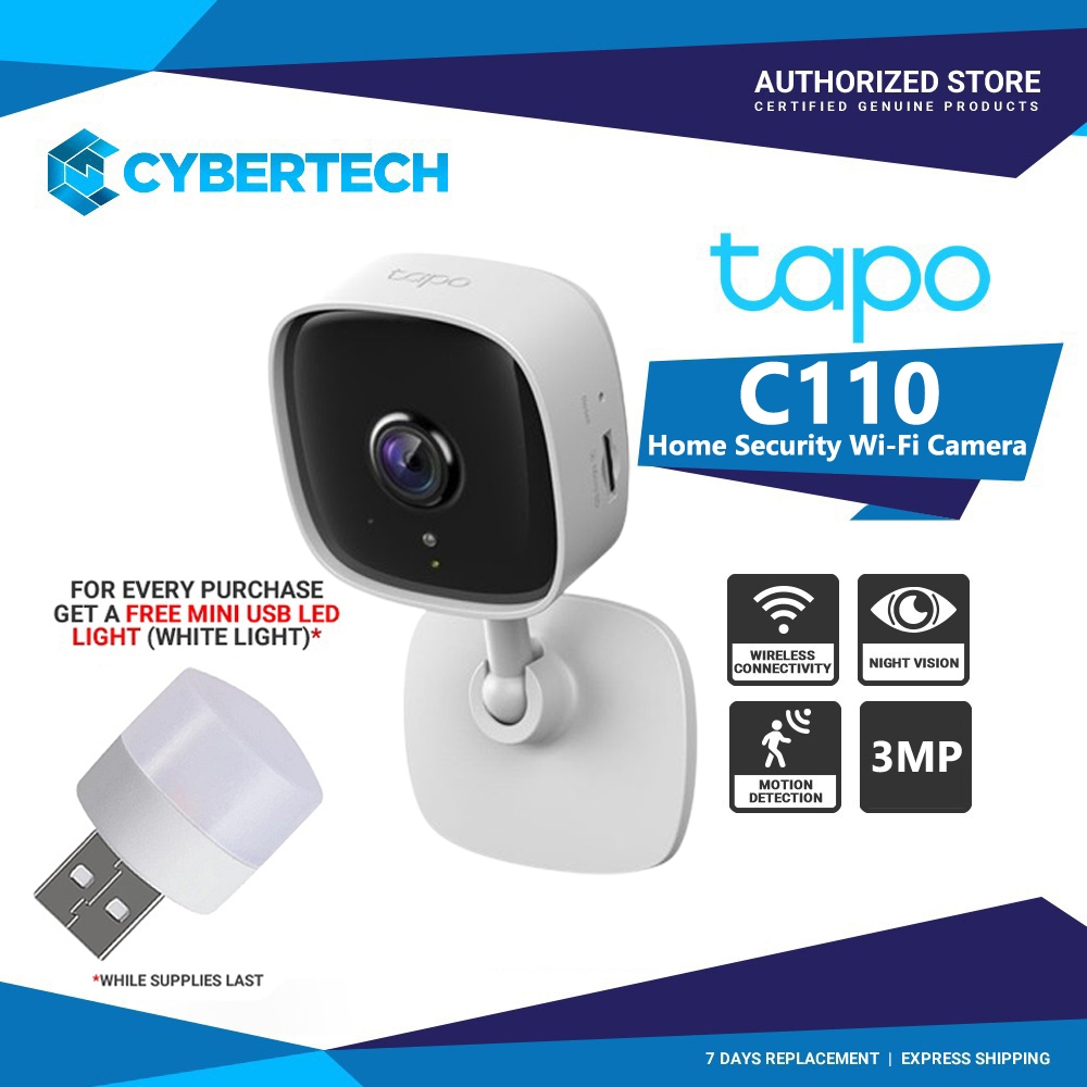 TP-Link Tapo C110 Home Security Wi-Fi Camera | Shopee Philippines