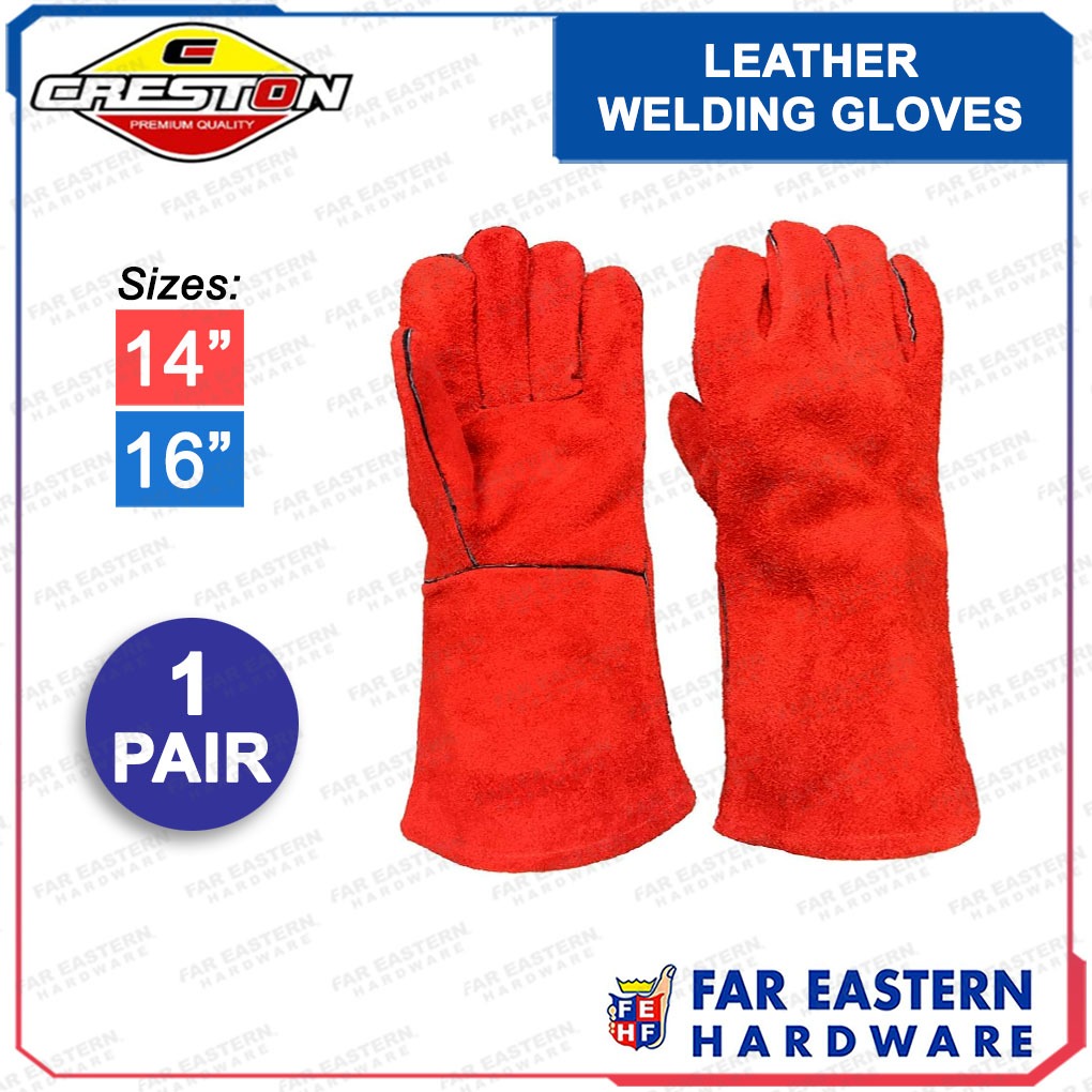 CRESTON Leather Welding Gloves CRHT | Shopee Philippines