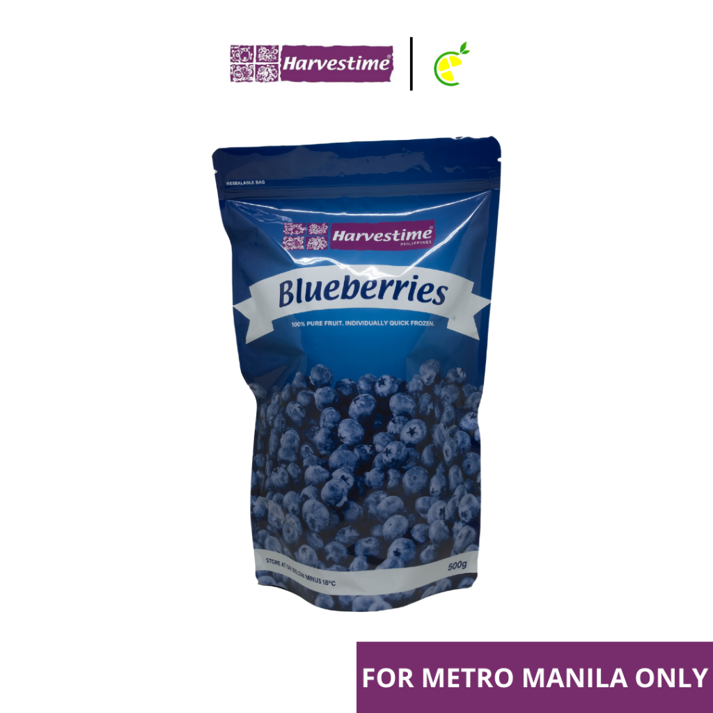 Harvestime Frozen Blueberries 500g (SF c/o BUYER) | Shopee Philippines