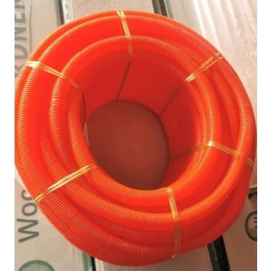 Oppo orange Flexible hose 1/2x50 meters 1 Roll Pvc Flexible Hose Electrical Corrugated hose ...