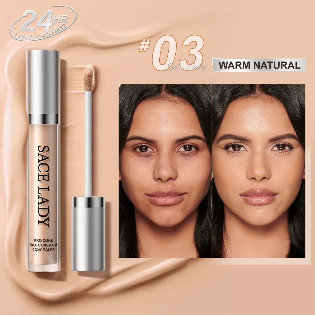 SACE LADY Concealer Full Coverage Waterproof Matte Smooth Conceal Dark ...