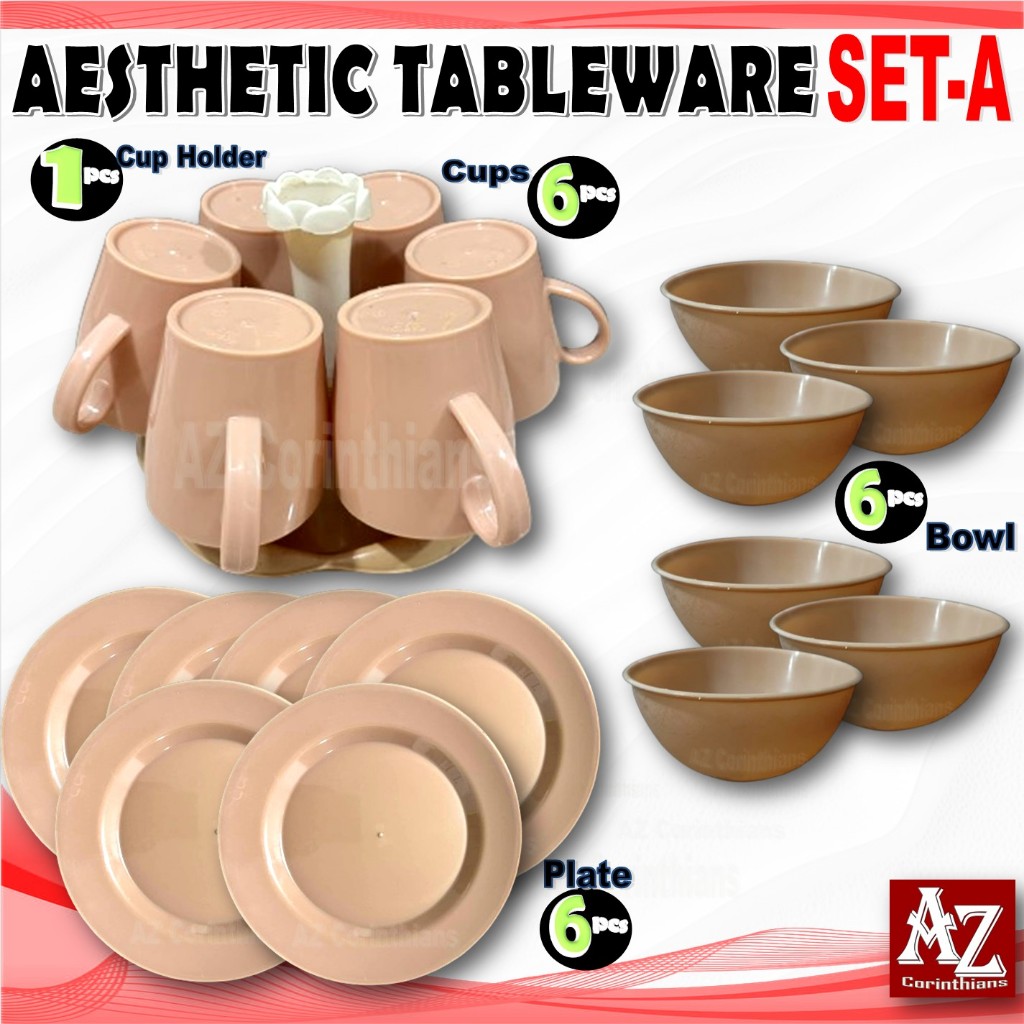 CHEAPEST gift set, Tableware-color, Cups, Plate, Bowl, Pitcher, 4 ...
