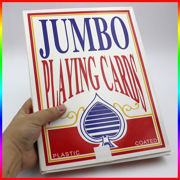 Jumbo Poker Playing Cards Classic Board Games For Kids Adults And ...