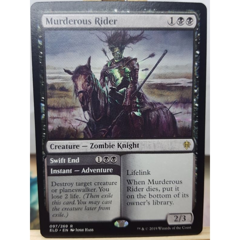 Murderous Rider ( Throne of Eldraine ) Magic the Gathering | Shopee ...