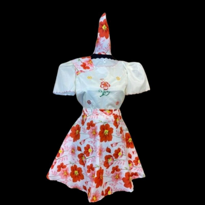 Samantha23rd Kids' Kimona Alampay with Head Dress Buwan ng Wika Set ...