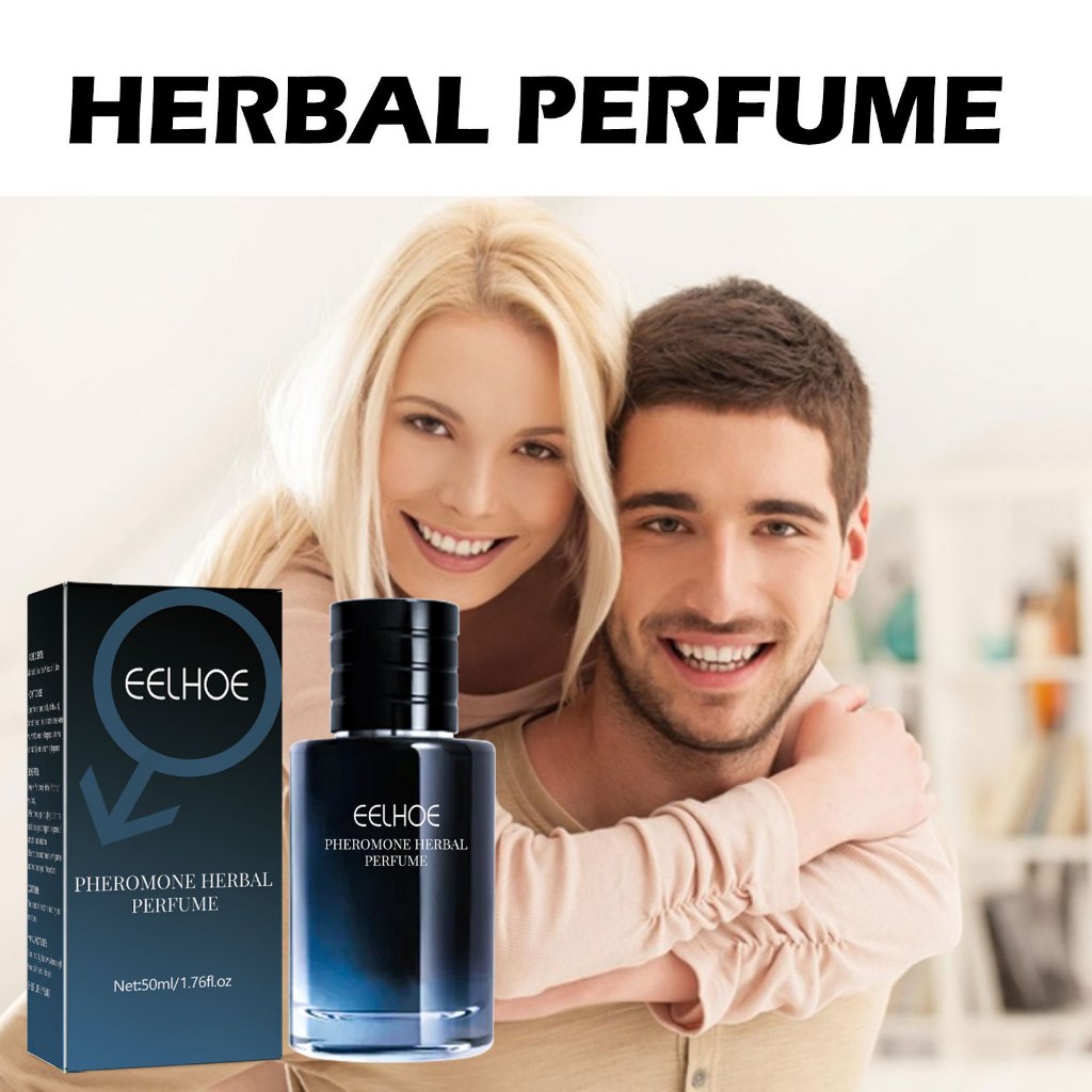 EELHOE Pheromone Herbal Perfume 50ml Perfume Men Long Lasting Eau De ...