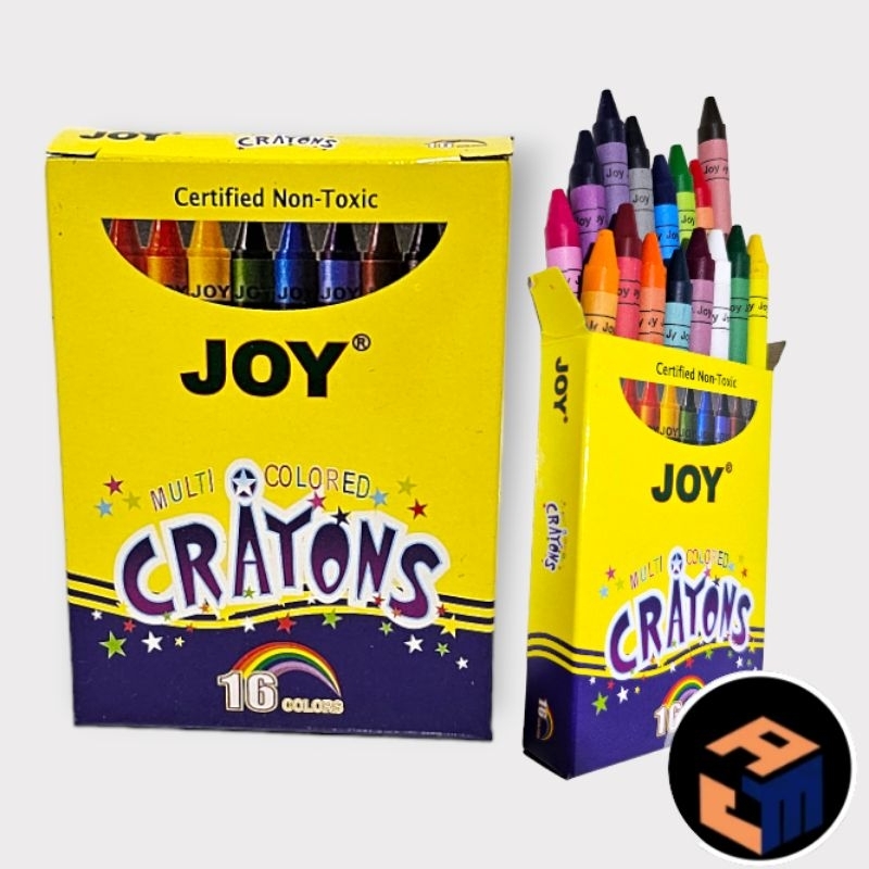 JOY Multicolored Crayon 16 Colors | Shopee Philippines
