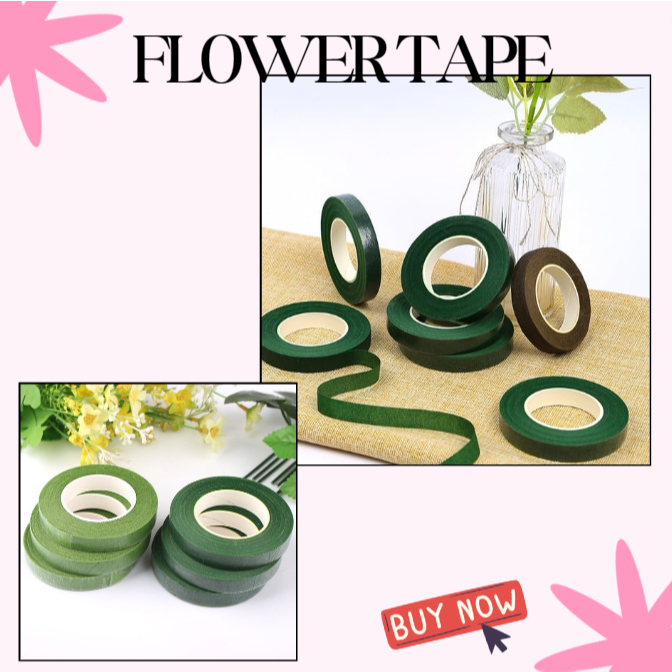 FLOWER STEM COVER PAPER TYPE CREPE PAPER WIRE COVER | Shopee Philippines