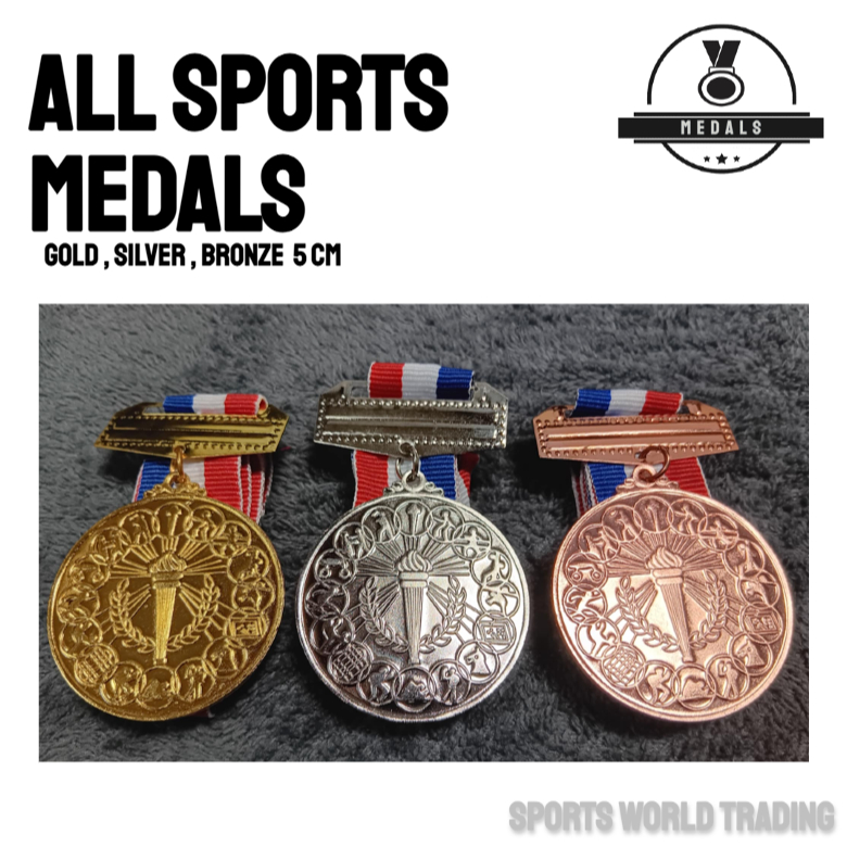 All Sports Medal Gold/Silver/Bronze 5 cm ( 50 PCS PER ORDER ...