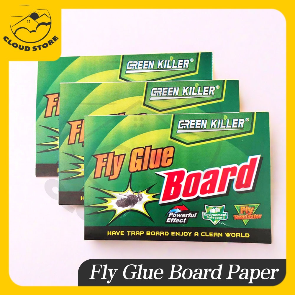 1Pcs Ticky Glue Paper Fly Flies Trap Catcher Bugs Insects Catcher Board ...