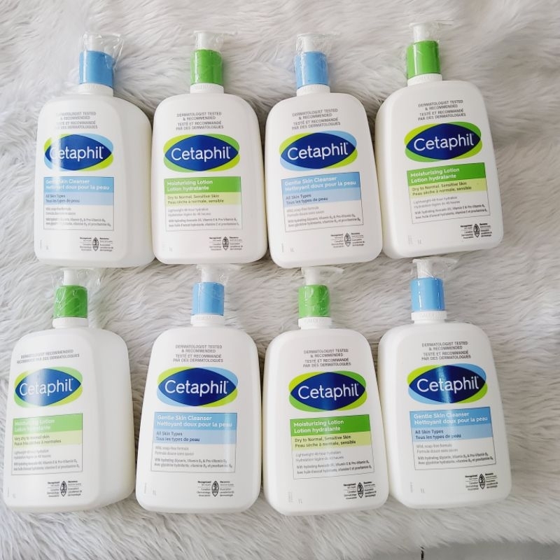Cetaphil Moisturizing Lotion 1L / Cetaphil Gentle Skin Cleanser 1L ...