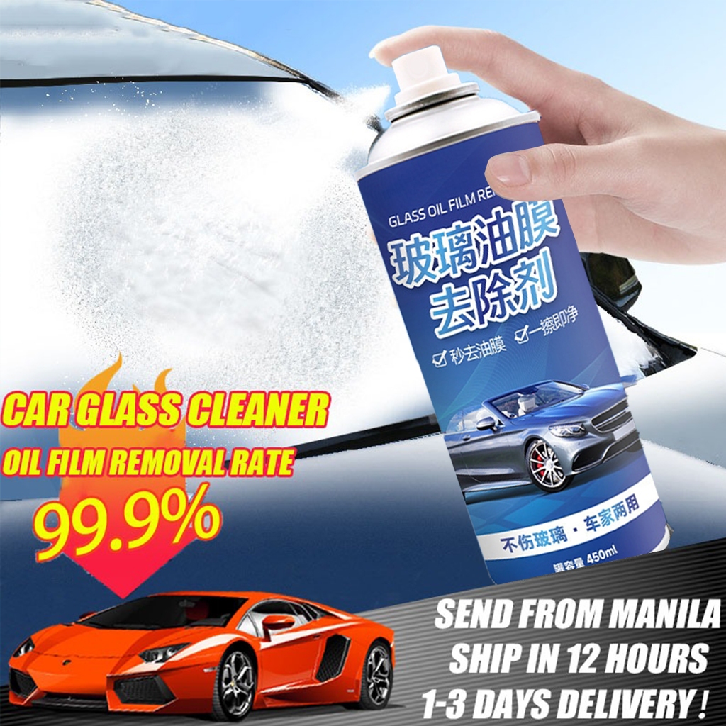 Glass Cleaner 450ml windshield cleaner Remover Water Marks Glass Stains ...