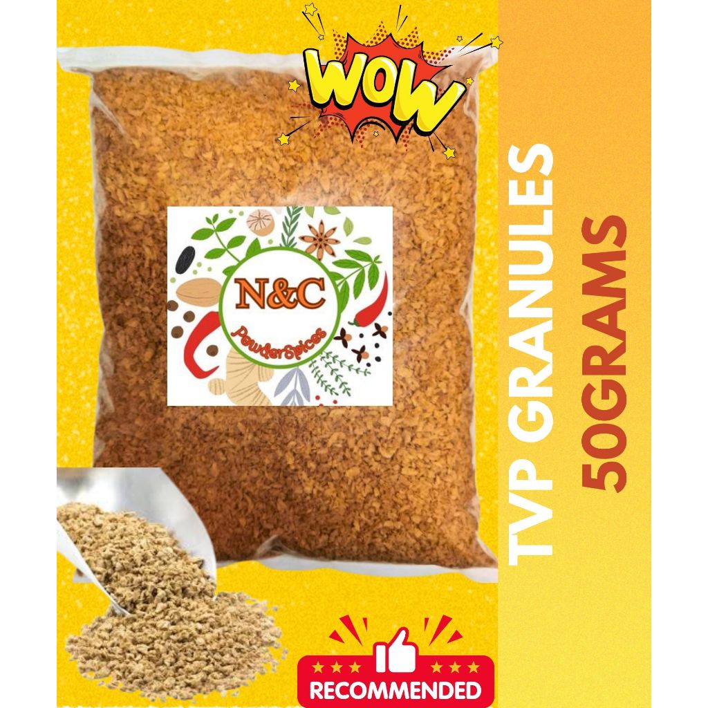 TVP Granules Meat Extender (50grams,100grams) | Shopee Philippines