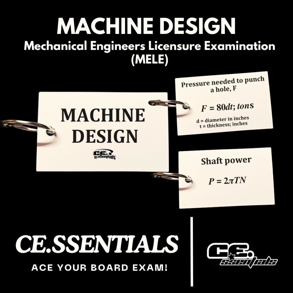 Machine Design (MD) - Mechanical Engineering Licensure Exam MELE ...