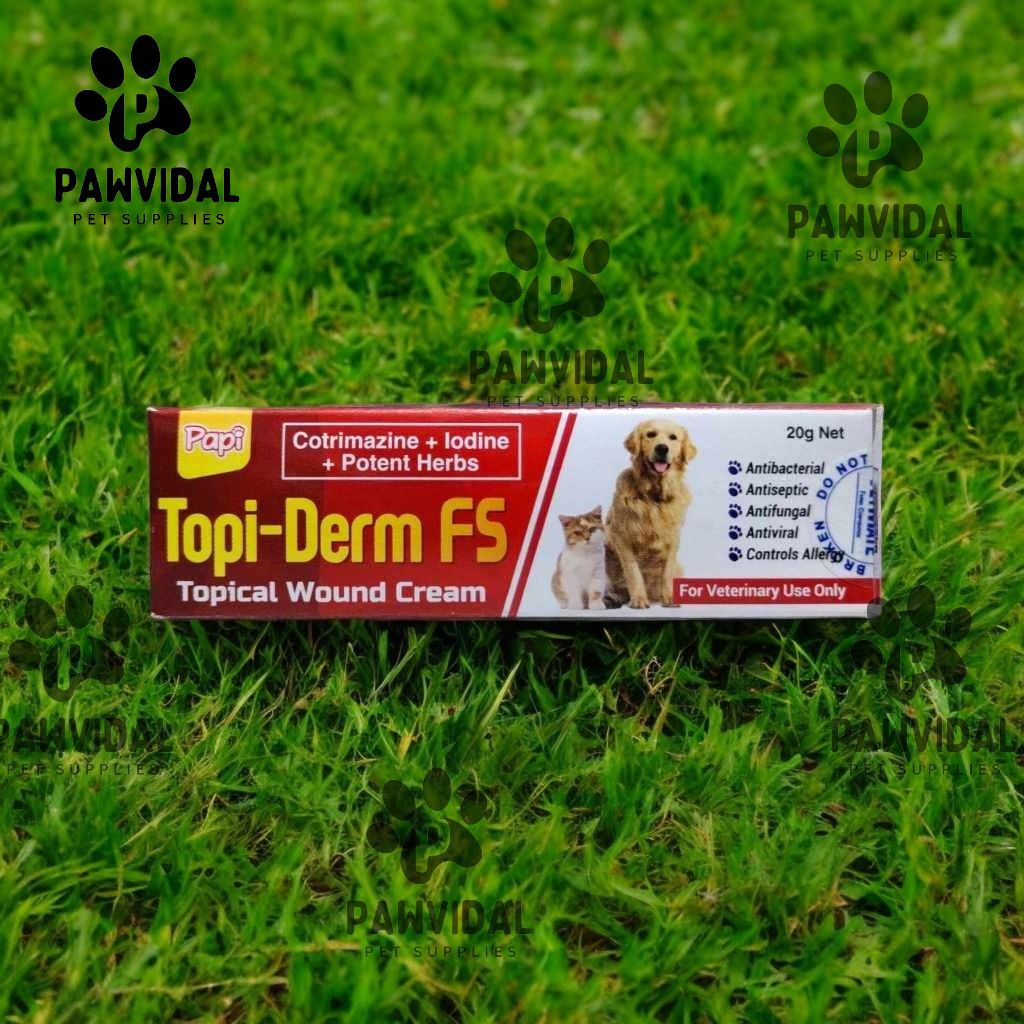 Topi-Derm FS 20g (Cotrimazine + Iodine + Potent Herbs) Topical Wound ...