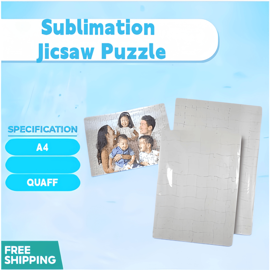 Sublimation Printable Jigzaw Puzzle 5R / A4 / Bone Shape / Leaf Shape ...