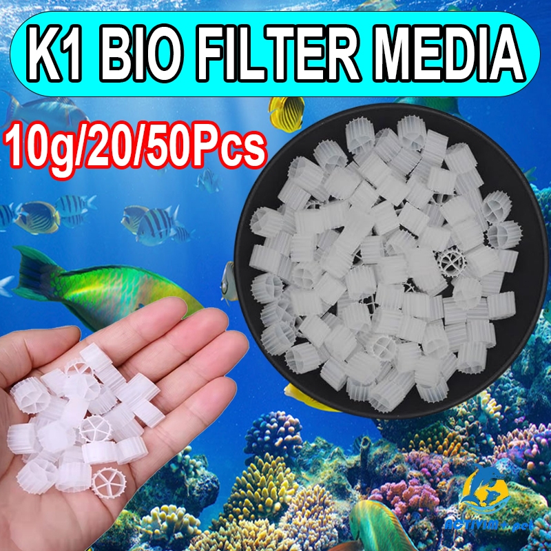 10g Aquarium Filter Media Tumble Biofilter for Fish Tank Aquaponics ...