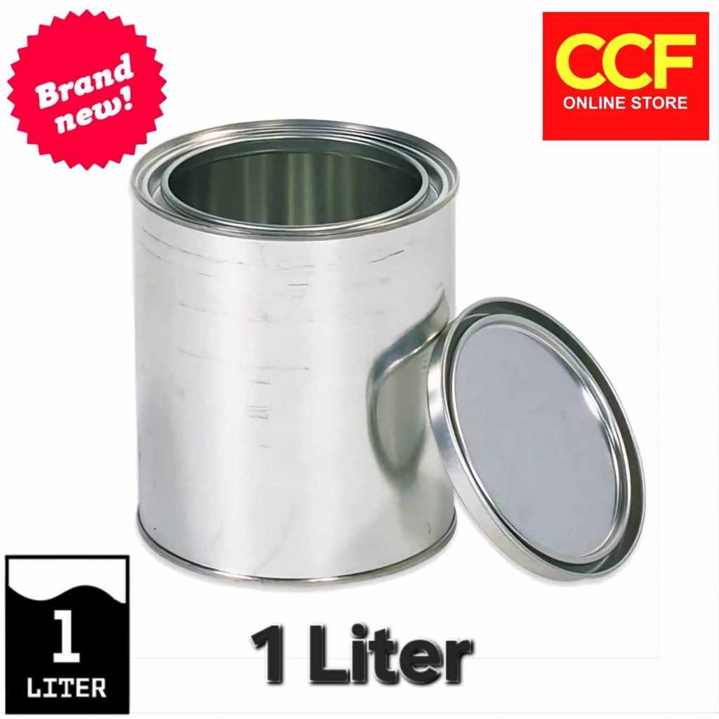 Empty Paint Tin Can Cans 1 Liter Sold per 1 piece | Shopee Philippines