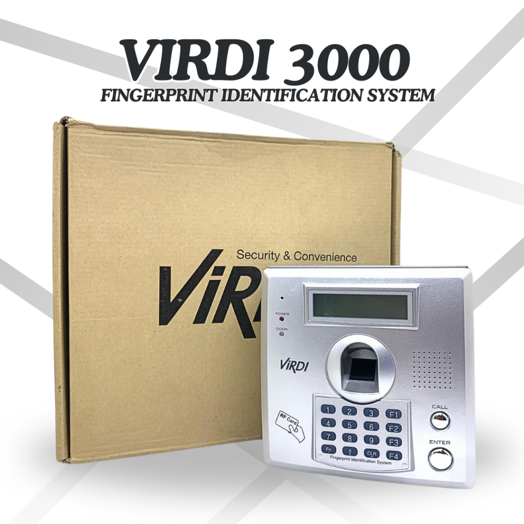 VIRDI 3000 Fingerprint Identification System for Security and ...