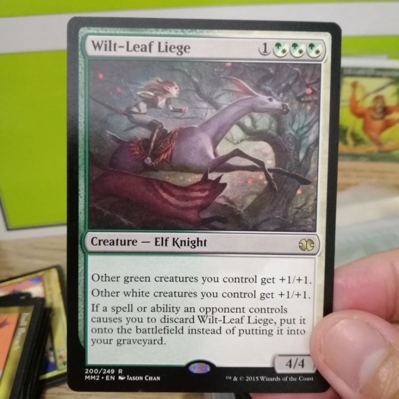 1 PLAYED Wilt-Leaf Liege MM2 MTG card magic the gathering | Shopee ...