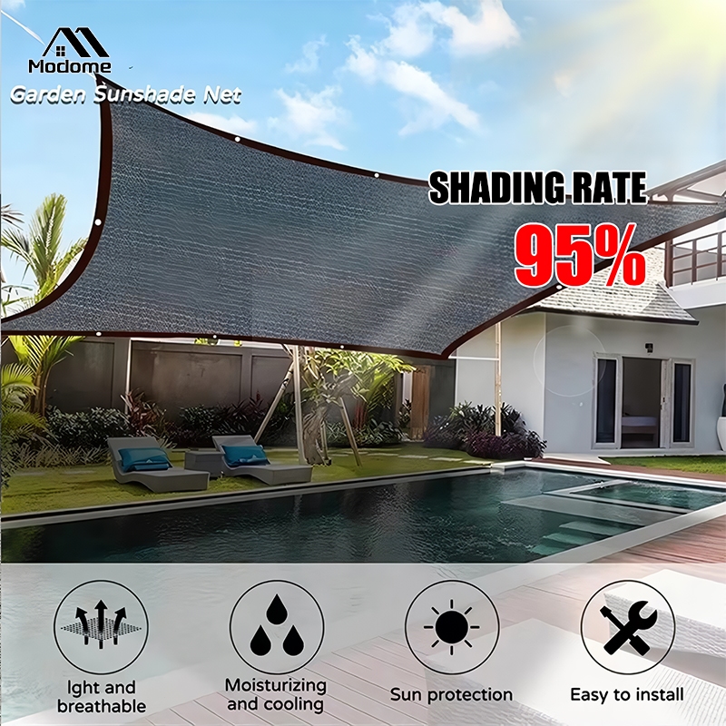 Sun Shade Anti-Uv 90% Outdoor Garden for Plants Black Shade Net ...