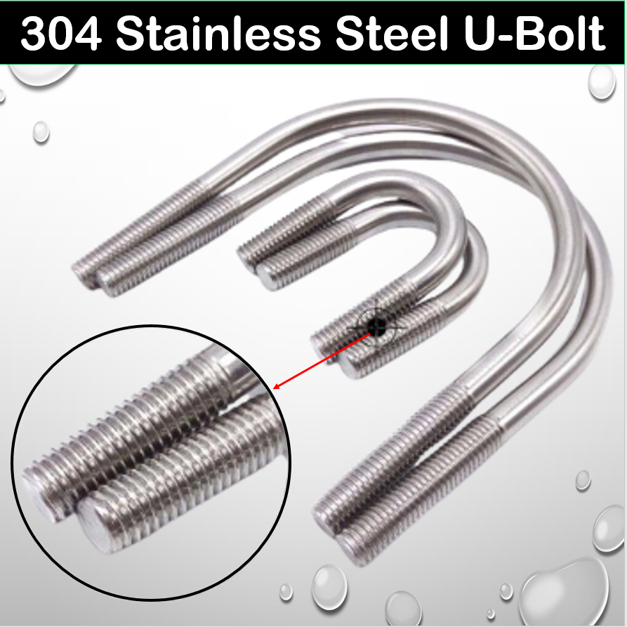 Magic Machinery 304 Stainless Steel U Bolt M6 | Shopee Philippines