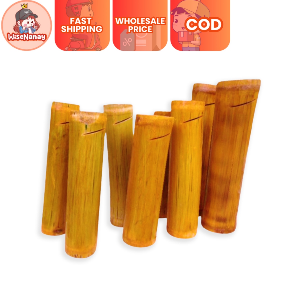 WiseNanay #7945 Bamboo Coin Bank Wooden Alkansya Money Storage | Shopee ...