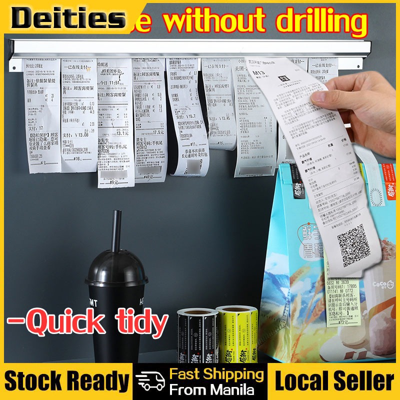 Ticket Holder Receipt Check Bill Organizer Alloy Paper Tab Grabber ...