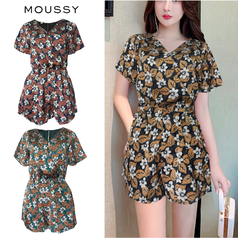 MOUSSY #371203 Women's jumpshort back close zipper jump shorts mini ...