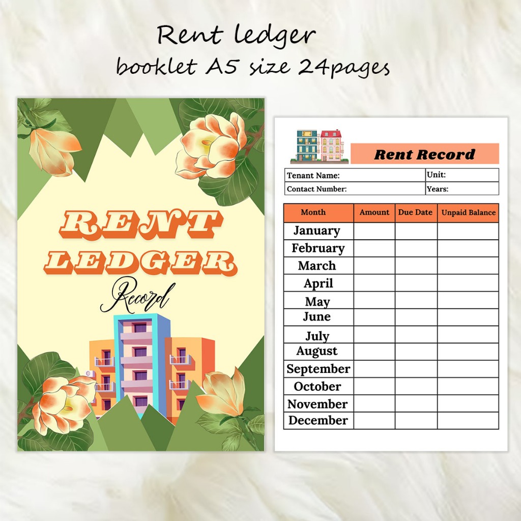RENT LEDGER RECORD BOOKLET/SPRING NOTEBOOK A5 SIZE | Shopee Philippines