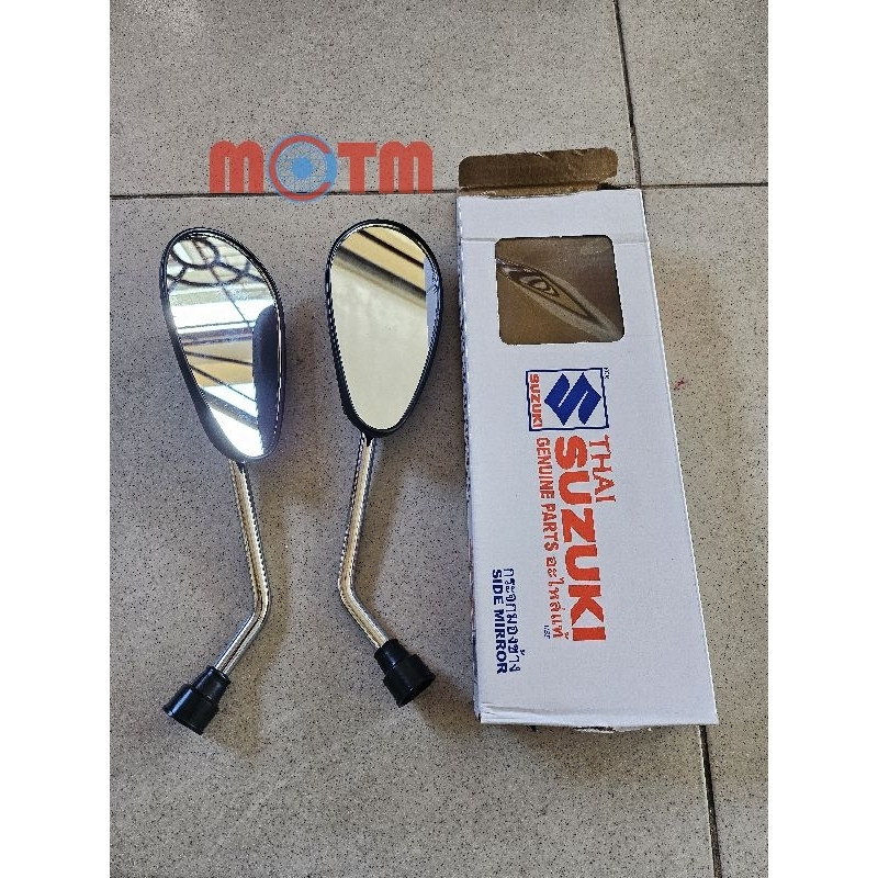 (ONE PAIR) SIDE MIRROR FOR SUZUKI MOTORCYCLES (SMASH / RAIDER / GP125 ...