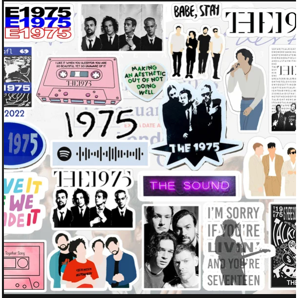 50pcs The 1975 Sticker Pack (Waterproof / Scratchproof) | Shopee ...