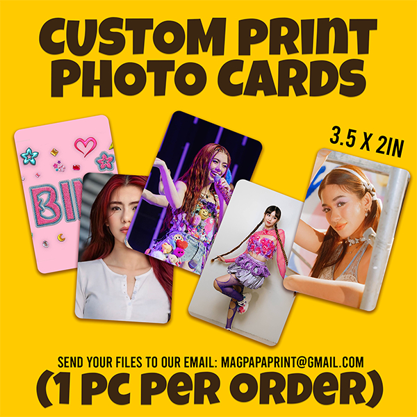 Photo Card Printing Own Photo Custom Personalized Glossy Matte Holo ...