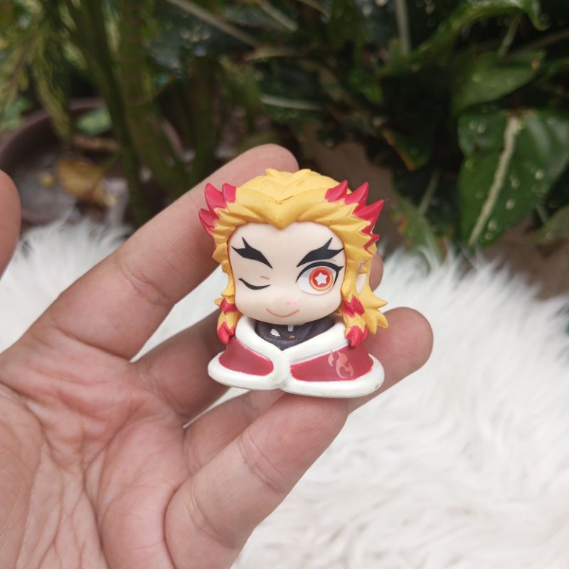 DEMON SLAYER Kyojuro rengoku Foton Mini Figure | Shopee Philippines