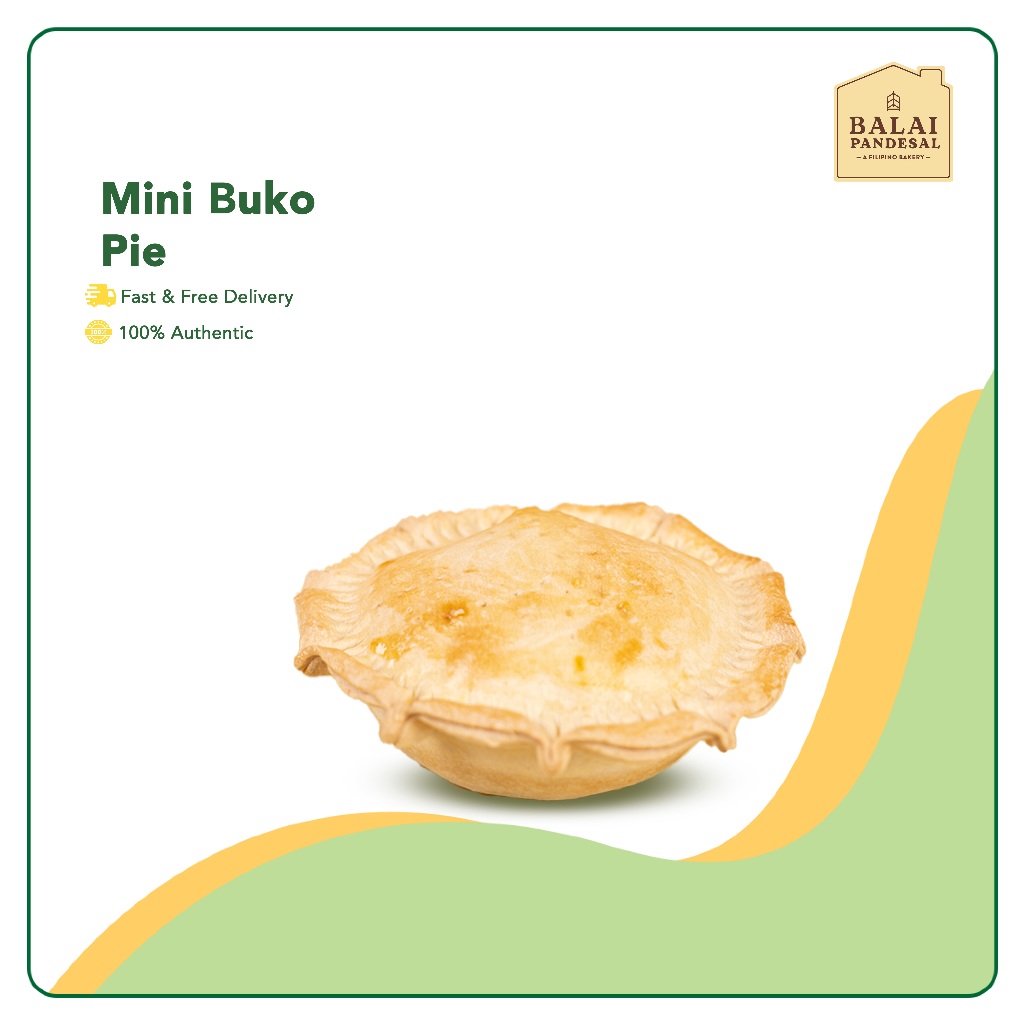 Balai Pandesal Mini Buko Pie 1pc [Bakery, Fresh Bread] | Shopee Philippines