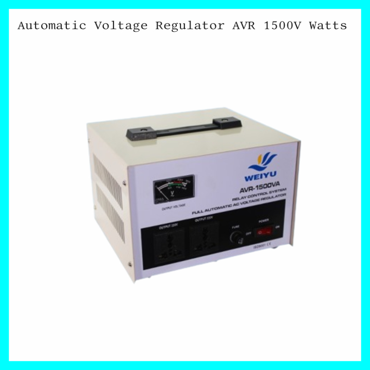 AC Automatic Voltage Regulator AVR 1500V Watts | Shopee Philippines