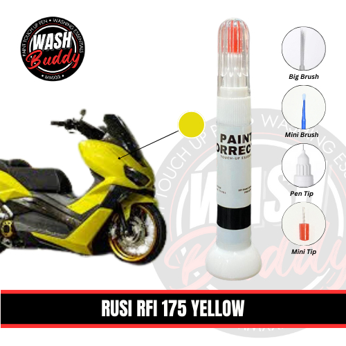 Rusi RFI 175 Yellow Color Touch Up (Paint Correct) | Shopee Philippines