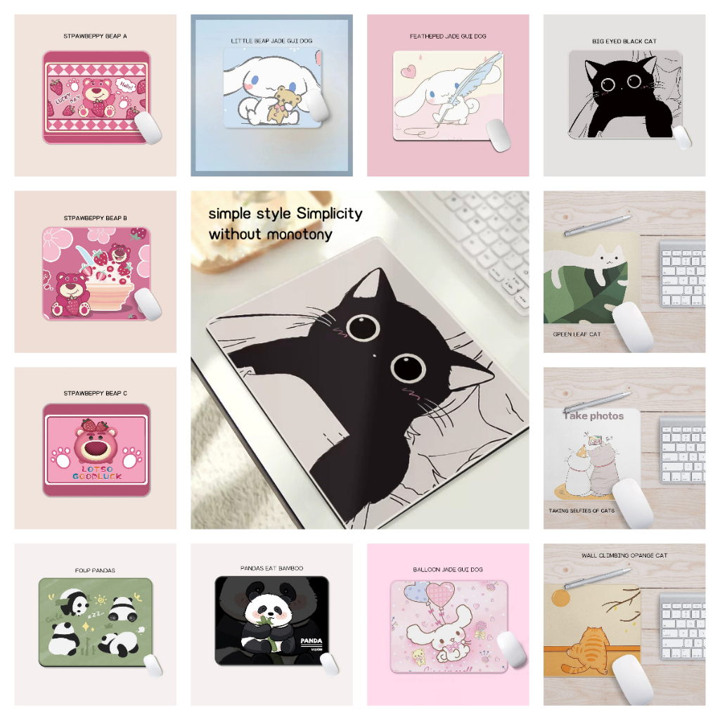 Mouse Pad Cute Cartoon Mouse Mat Home Office Desktop Supplies suitable ...