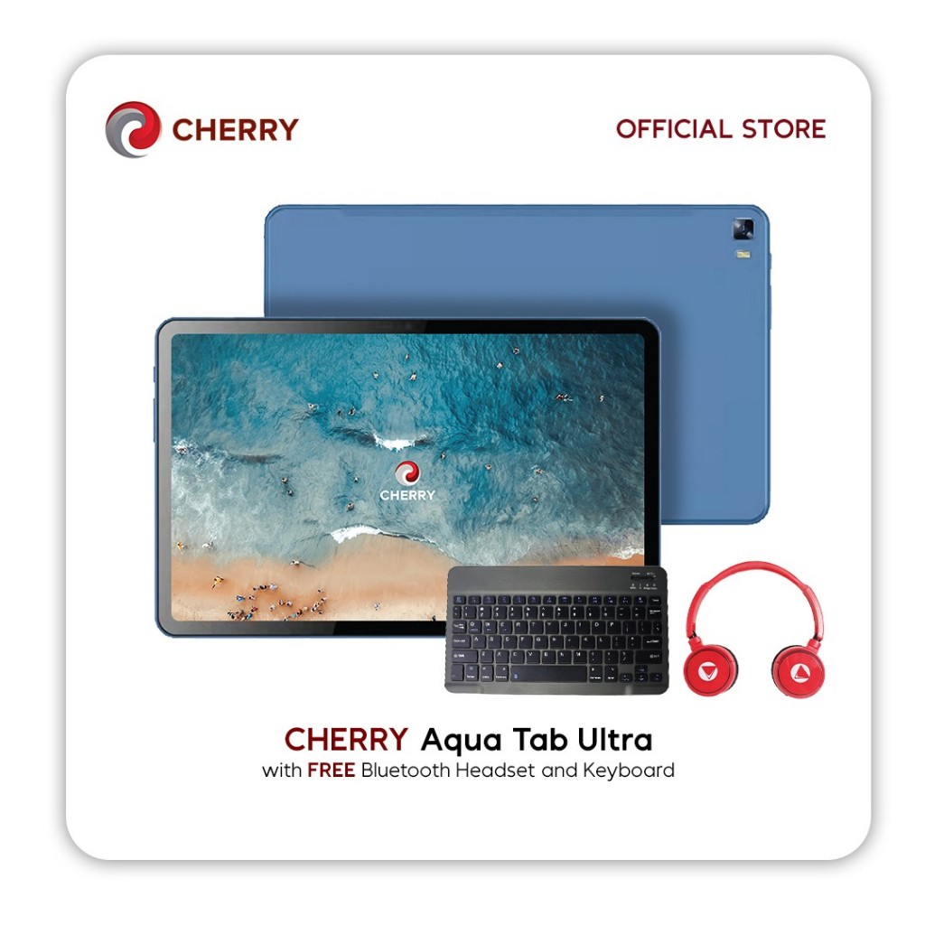 CHERRY Aqua Tab Ultra with Jellycase w/ Front Cover and Screen ...