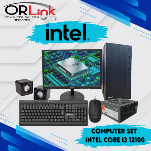 INTEL CORE i3 12100 Desktop Computer Set | Shopee Philippines