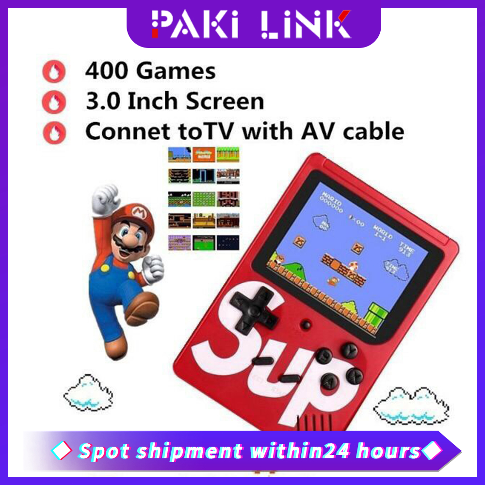 Portable Retro Mini Pocket Game Console 2Player Sup Game Box 400 in 1 ...